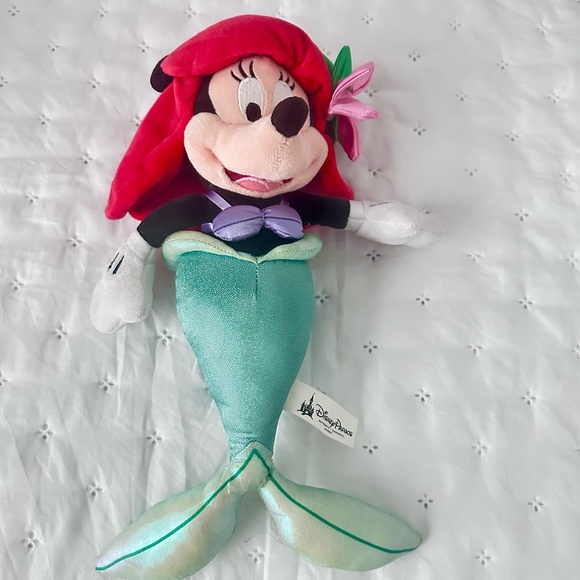 Disney | Toys | Disney Minnie Mouse Ariel Mermaid Plush | Poshmark